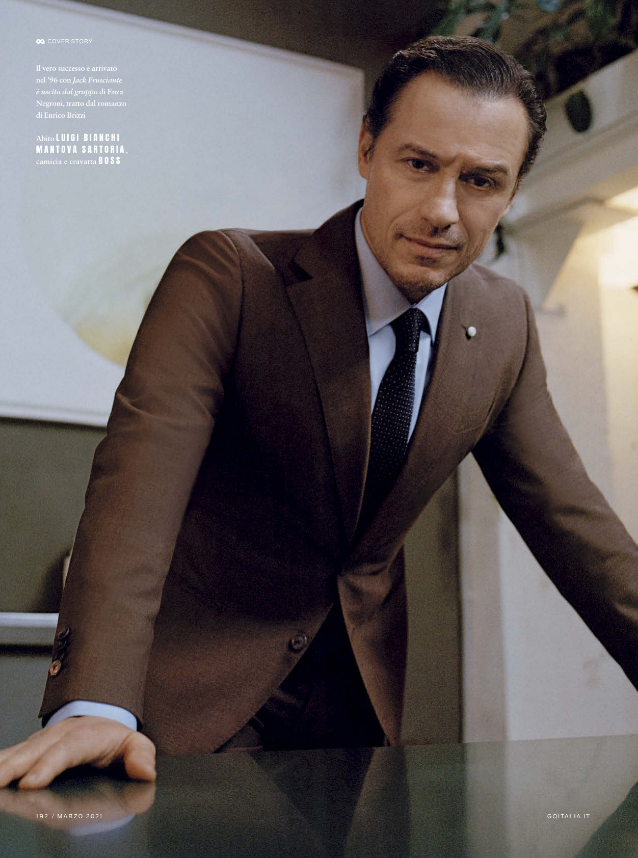 Italian Actor Stefano Accorsi for GQ Italia March 2021 – HUNKS OVER 40