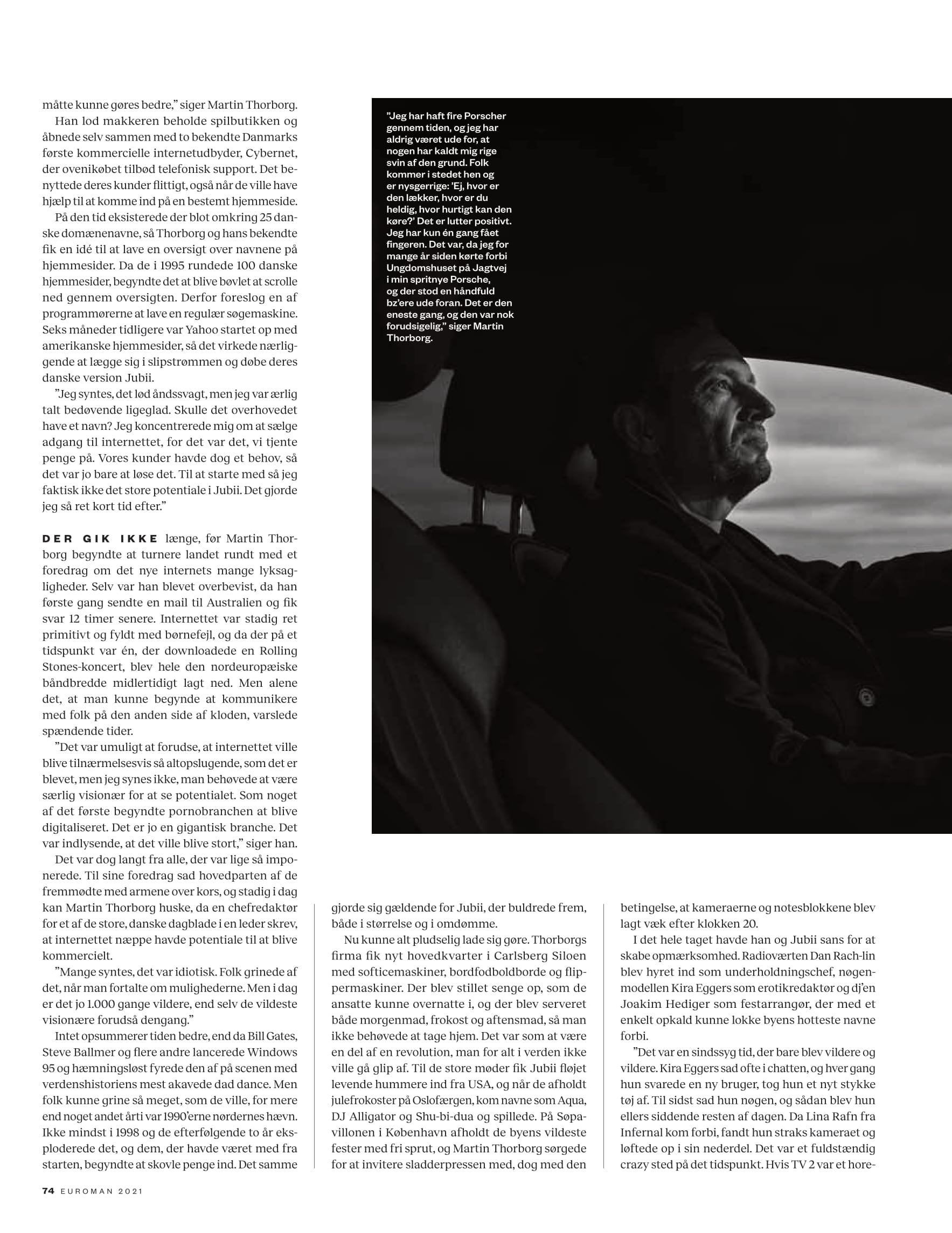 Entrepreneur Martin Thorborg for Euroman 2021 Editorial – HUNKS OVER 40