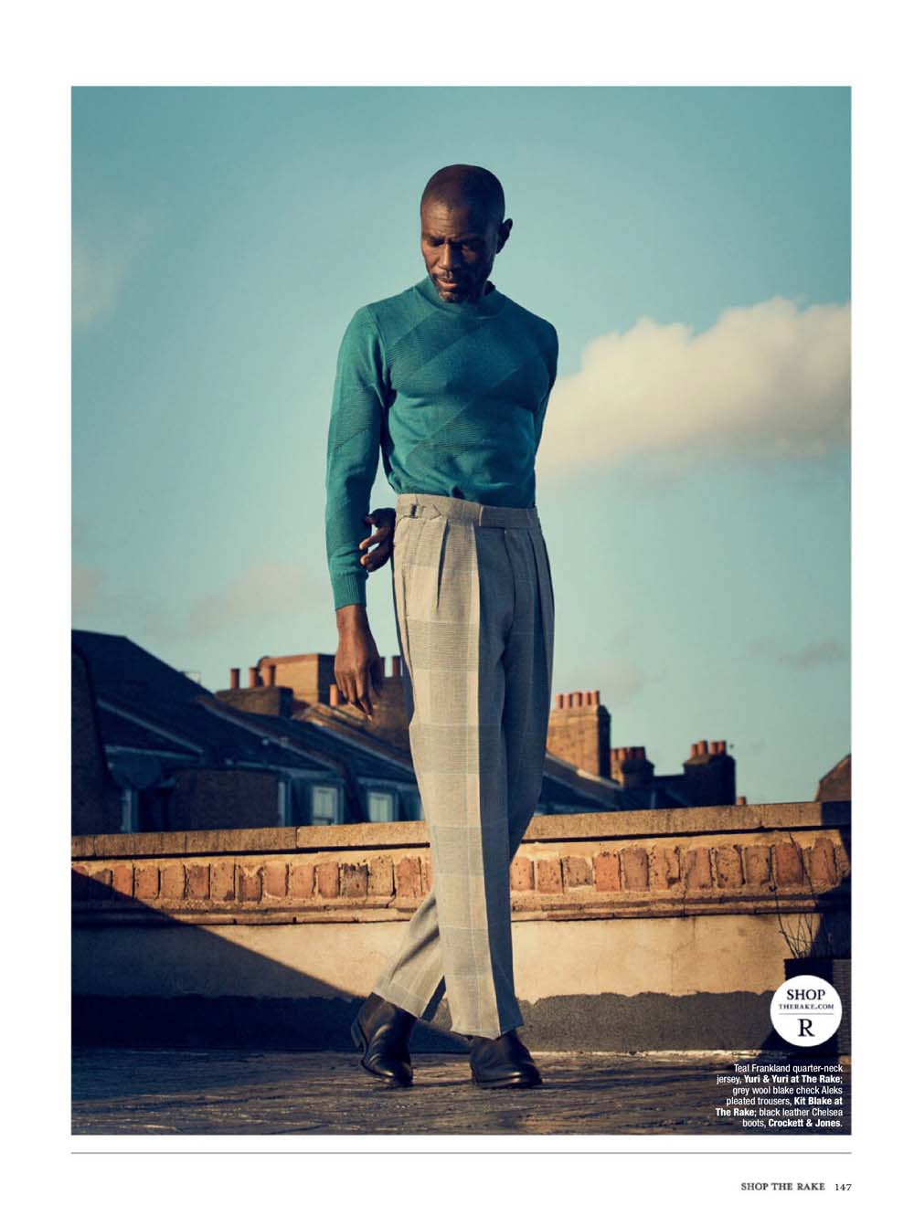 Actor/Model Rodney Charles for The Rake 2021 – HUNKS OVER 40