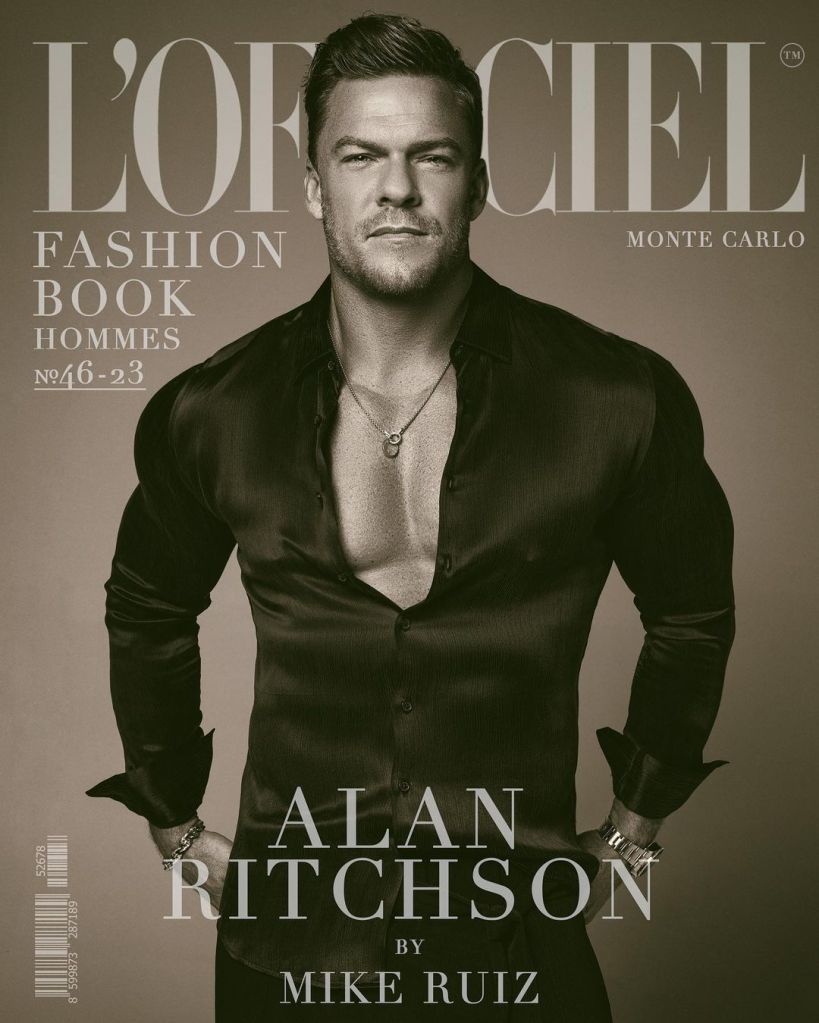 Actor Alan Ritchson for L’Officiel Fashion Book Australia – HUNKS OVER 40