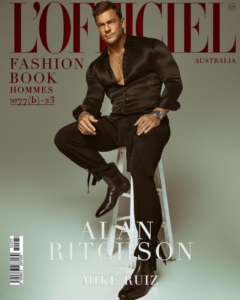 Actor Alan Ritchson for L’Officiel Fashion Book Australia – HUNKS OVER 40