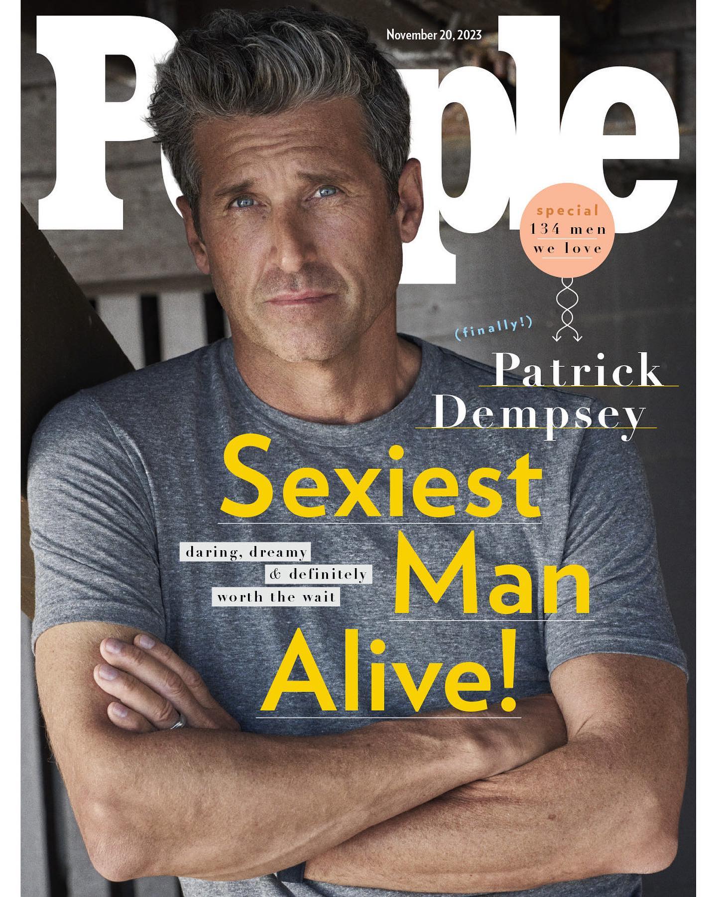 “I’m glad it’s happening at this point in my life,” Patrick Dempsey ...