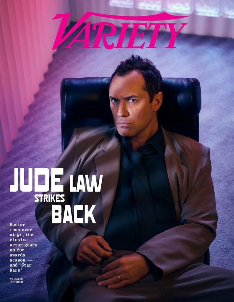 Jude Law Strikes Back! Variety November 2024 Issue – HUNKS OVER 40