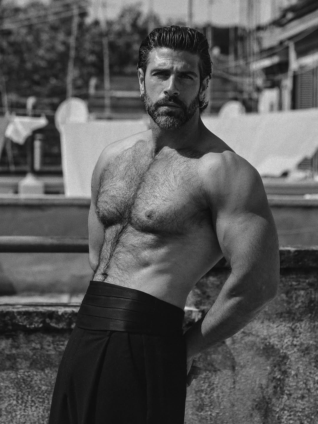 Gilles Rocca by Marco Melfi in Testaccio: A Silver-Bearded Stallion in ...